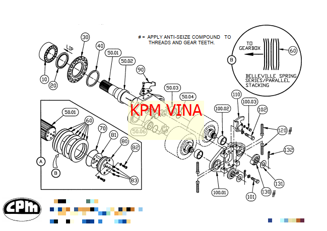CPM3022 ROLLER CARRIER COMPONENTS